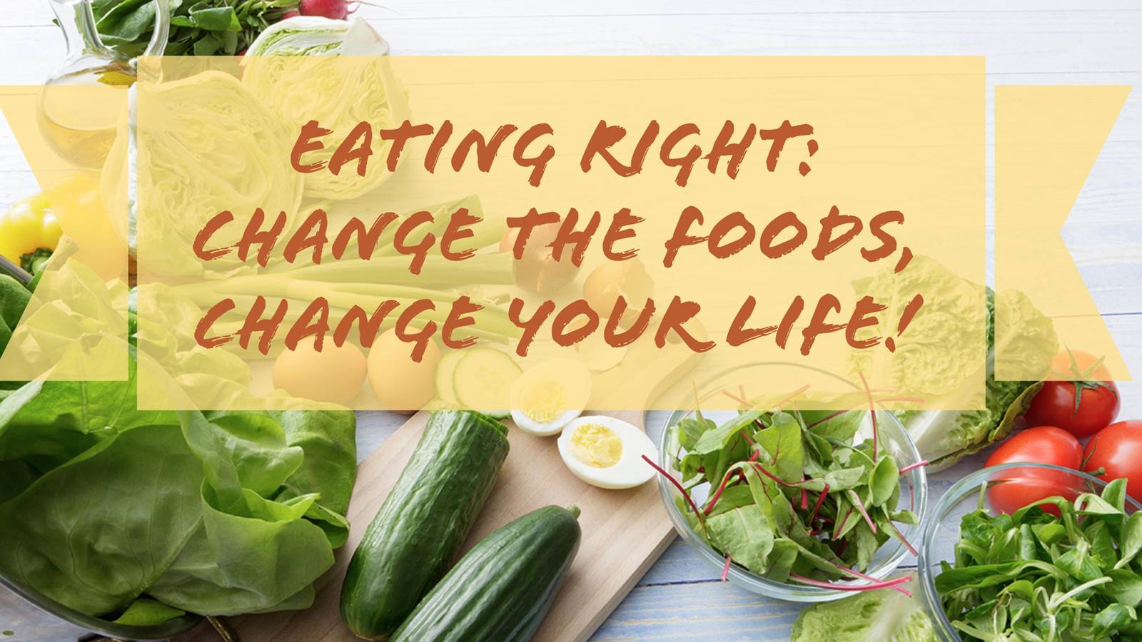 Eating Right Changes Your Life - Dr Maria Barbosa